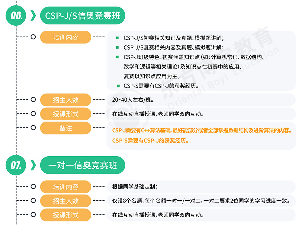 热门 | 信奥暑期班/CSP-J/S集训-东方博宜OJ